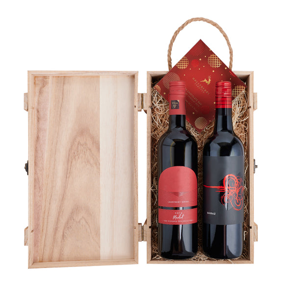 Christmas Wine Duo Gift Box – Wine Gifts – Canada Blooms Delivery