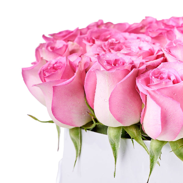 Luxe Pink Rose Gift Box – Canada Blooms - Canada Delivery